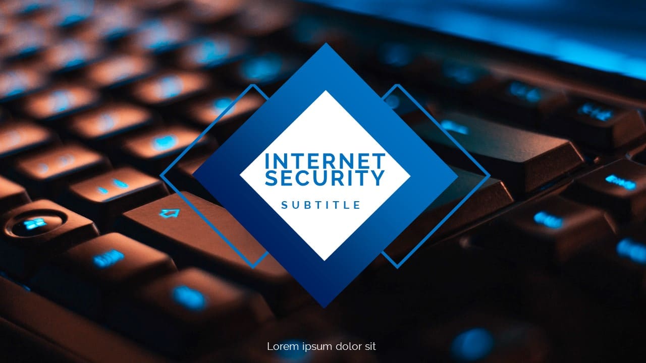 Free Internet Security Template - PowerPoint - PPT & Google Slides Download