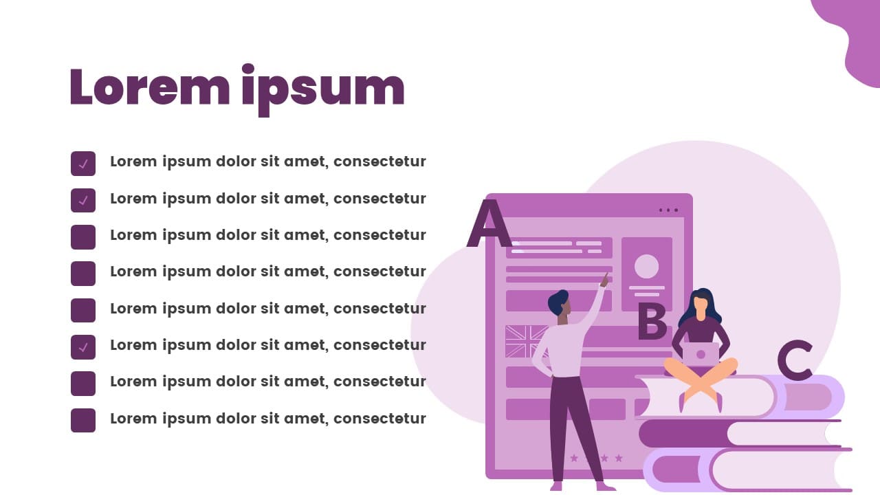 Free English Class Template - PowerPoint - PPT & Google Slides Download