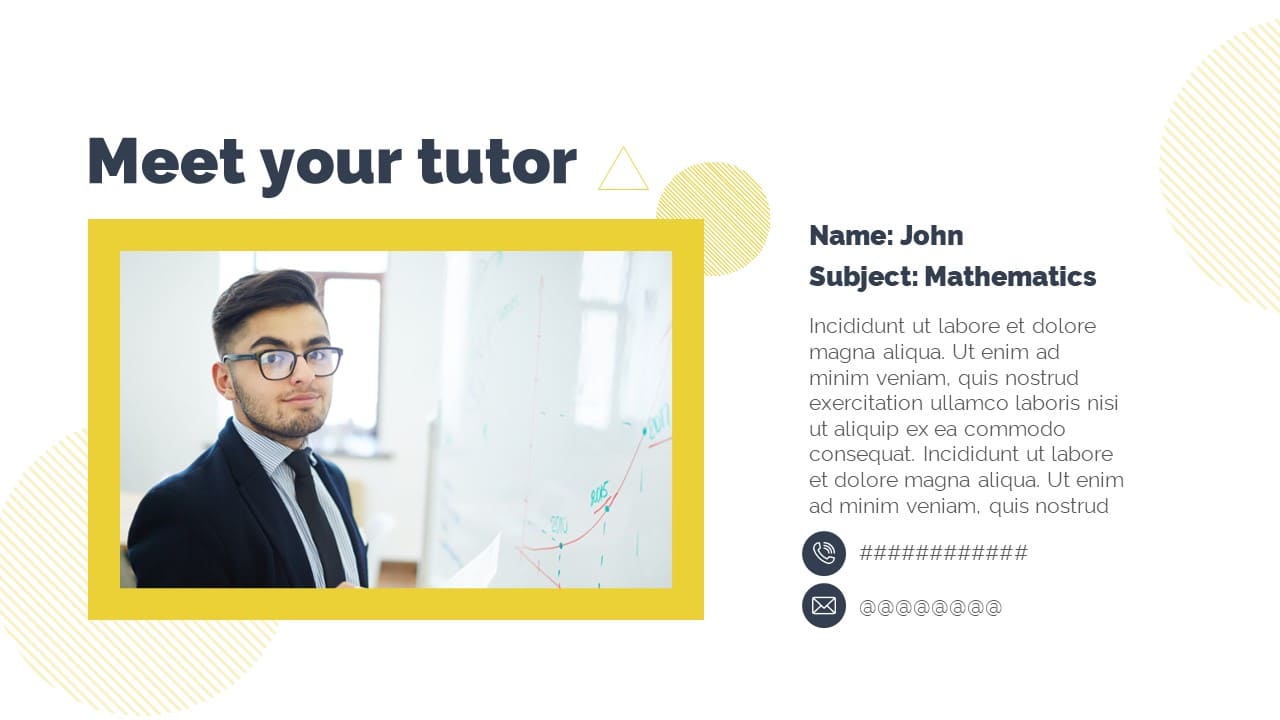 Free Mathematics Class Template - PowerPoint - PPT & Google Slides Download