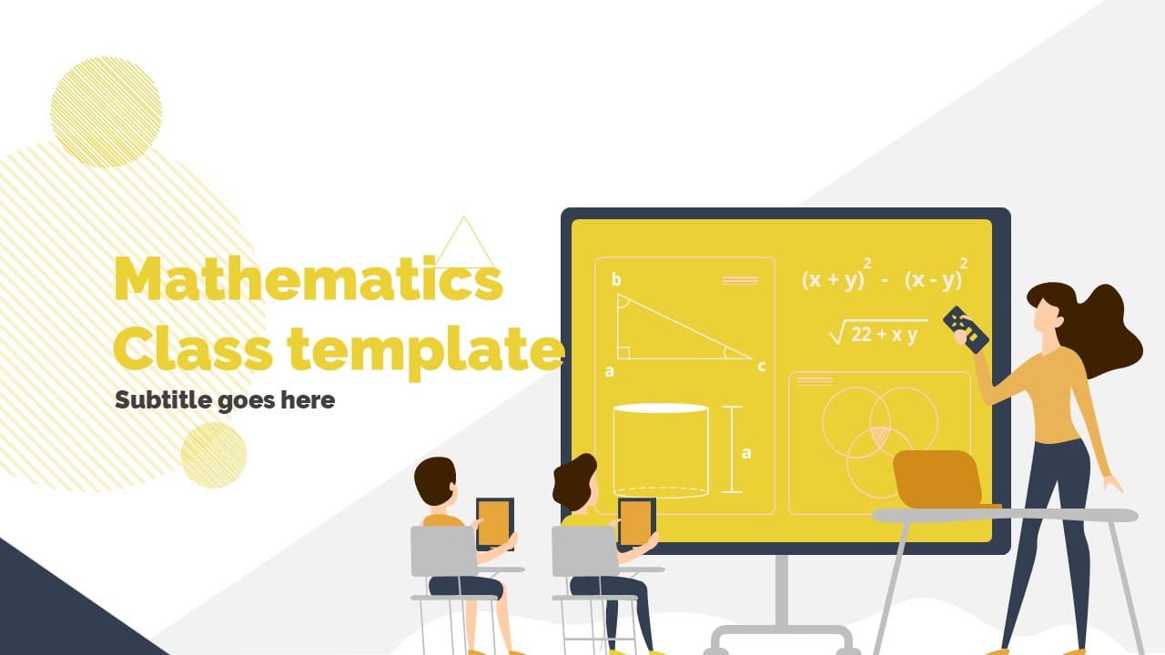 Free Mathematics Class Template - Keynote - PPT & Google Slides Download