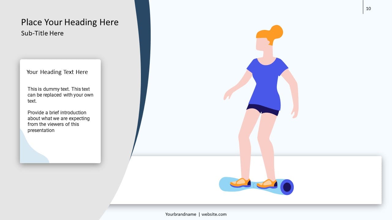 Free Women Workout Template - PowerPoint - PPT & Google Slides Download