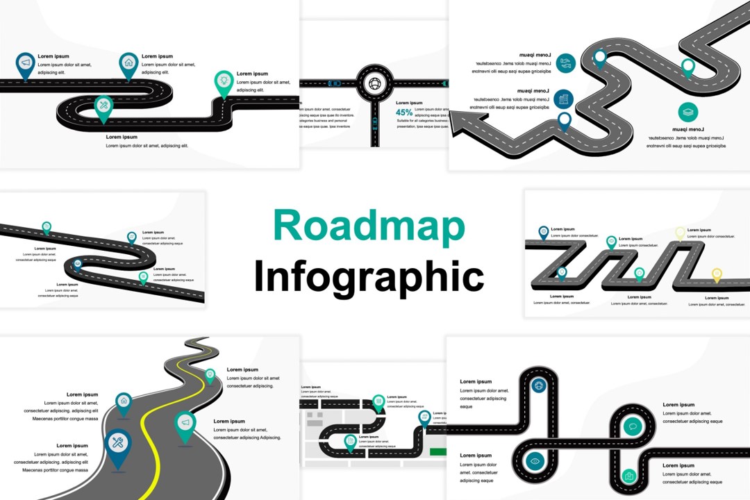 Free Road Map Infographic Template 2 - Google Slides - PPT & Google ...
