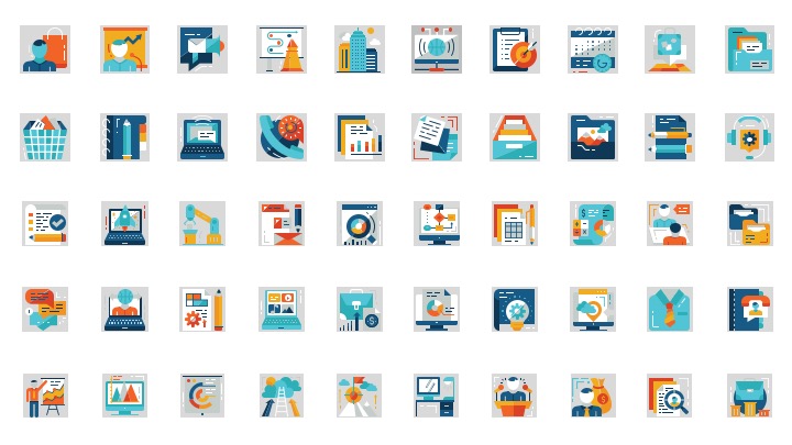 Free Office and Business Icon Pack - Google Slides - PPT & Google ...