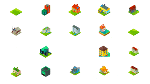 Free Building Animated GIF Icon Pack 1 - Google Slides - PPT & Google ...