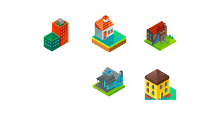 Free Building Animated GIF Icon Pack 1 - Google Slides - PPT & Google ...