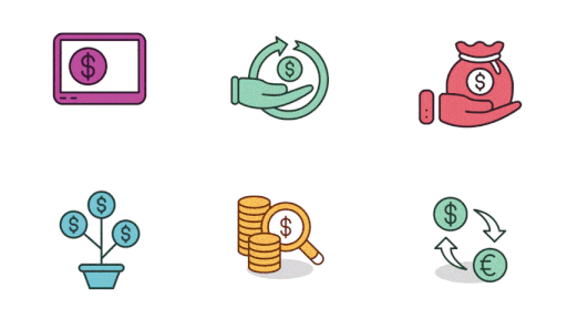 Free Finance Animated GIF Icon pack 2 - Keynote - PPT & Google Slides ...