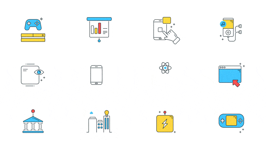 Free Smart Technology Animated GIF Icon Pack 2 - Google Slides - PPT ...