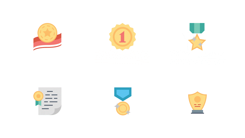 Free Award Animated GIF Icon pack 1 - PowerPoint - PPT & Google Slides ...