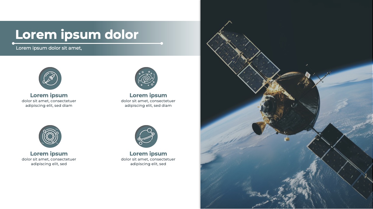 Free Astronomy Presentation Template - Explore the Universe PPT & Google Slides Download