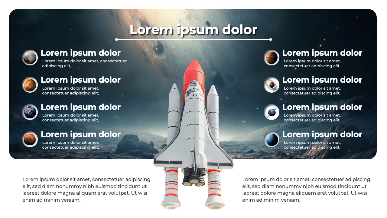Free Astronomy Presentation Template - Explore the Universe PPT & Google Slides Download