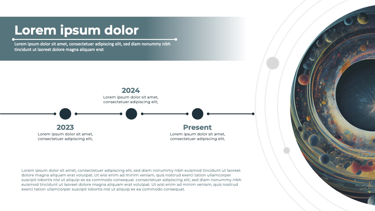 Free Astronomy Presentation Template - Explore the Universe PPT & Google Slides Download